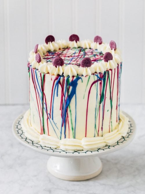 paint splatter cake » Hummingbird High