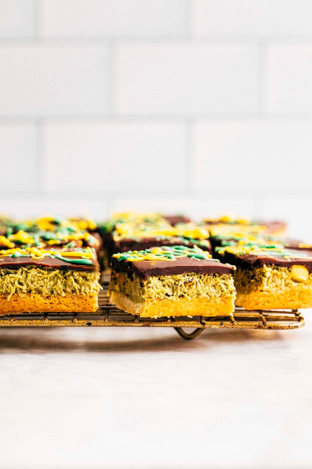Dubai Chocolate Millionaire Shortbread Bars » Hummingbird High