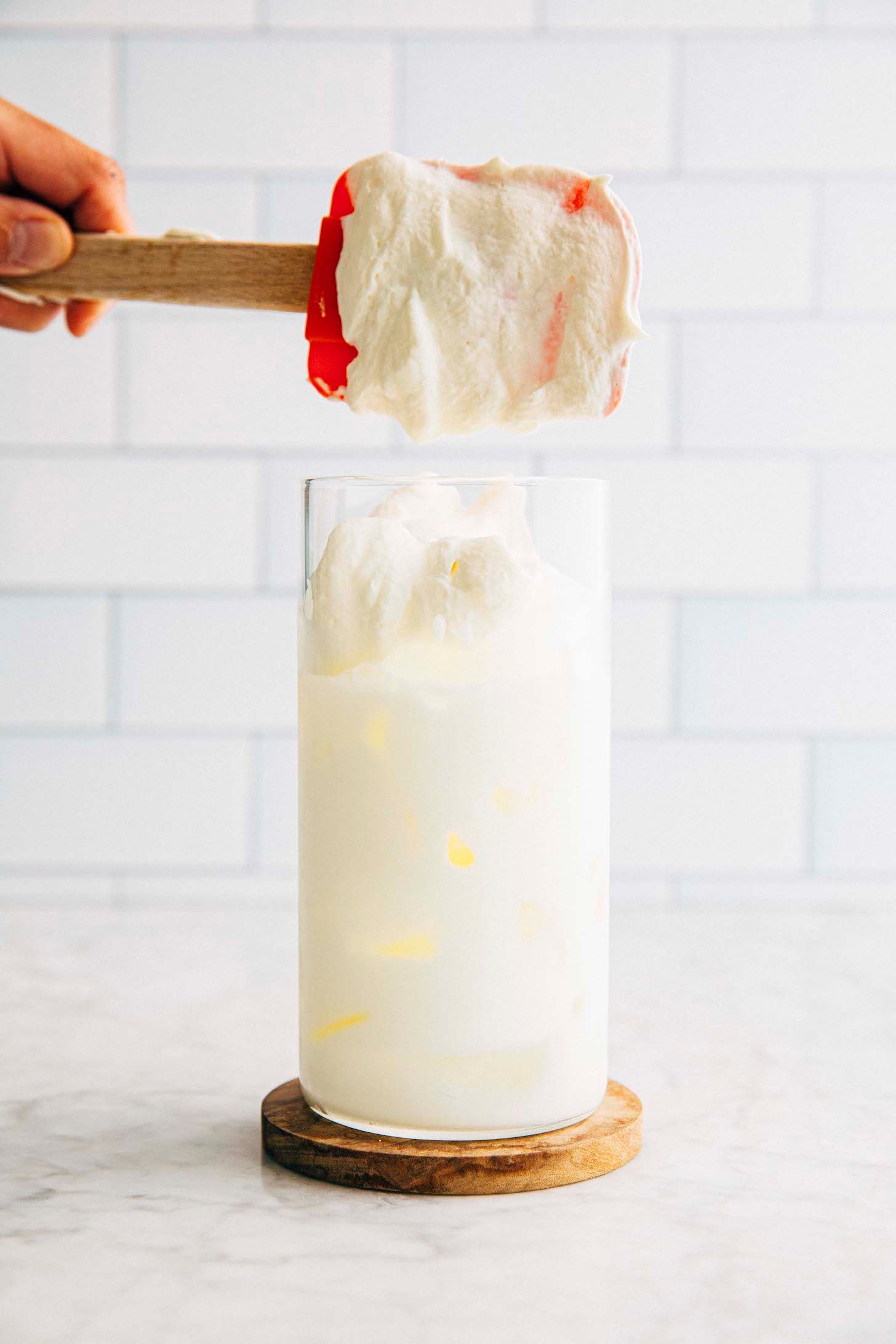 Creamy, Layered Matcha Einspanner » Hummingbird High