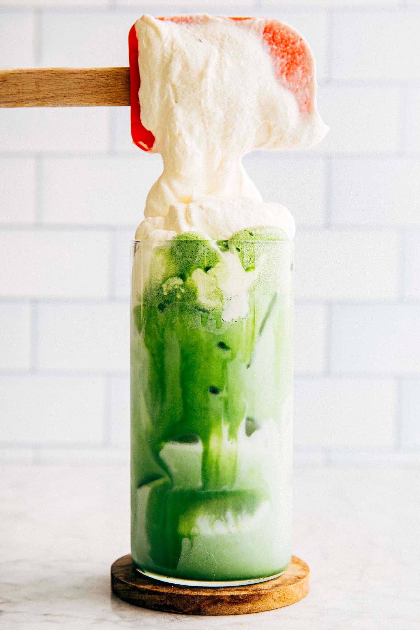 Creamy, Layered Matcha Einspanner » Hummingbird High